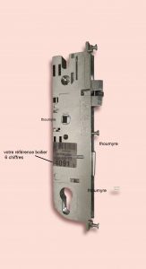 Boitier serrure MACO E92 DM40 REF 244092 - Thoumyre.fr