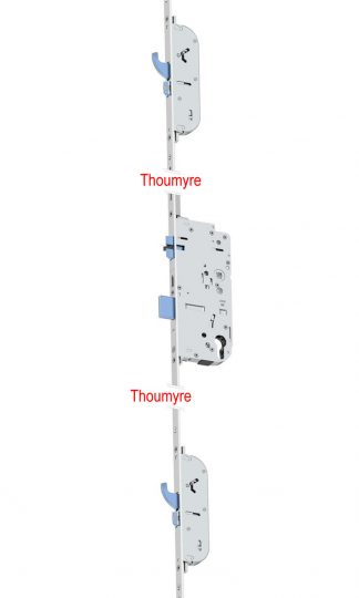 SERRURE MACO A-TS E92 PZ 2 pênes -2 crochets T16mm - THOUMYRE